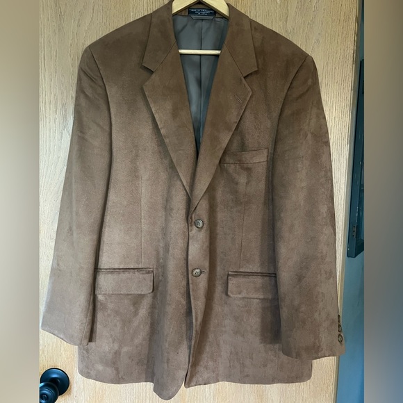 Bert Pulitzer | Suits & Blazers | Elegant Brown Suede Blazer | Poshmark